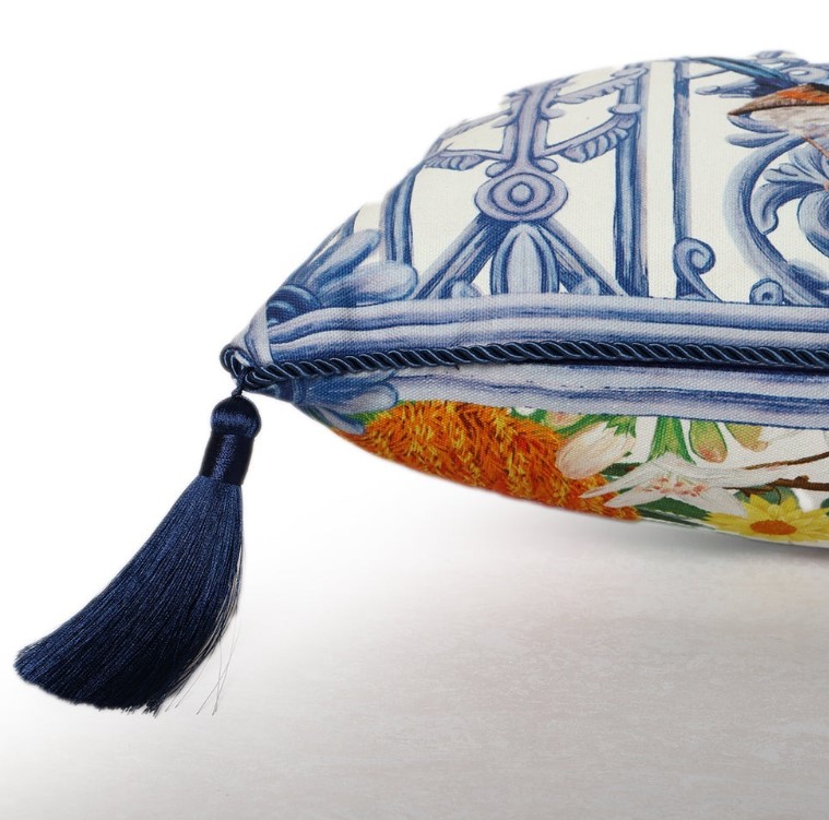 Enchanted Garden Rectangle Cushion - Intec Interiors Online Gift Shop